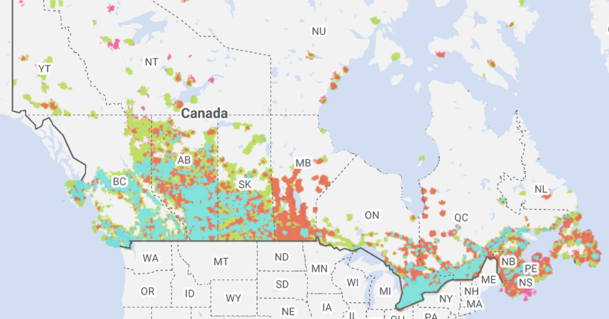 Koodo Mobile Coverage Map | WhistleOut